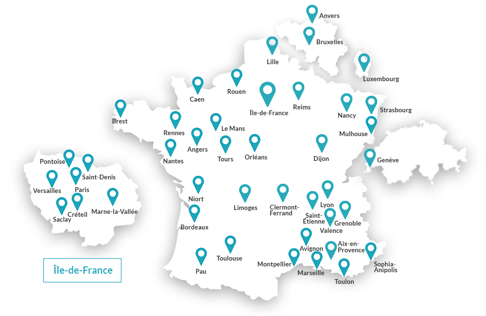 Nos centres de formation à Paris et en province |ORSYS